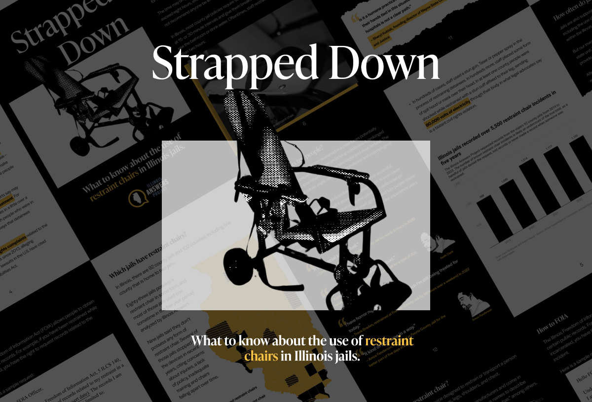 Our “Strapped Down” series on restraint chairs in Illinois is now a ...